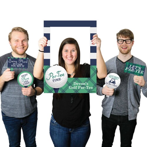 Funny Golf Photo Booth Props Par-tee Time Golf Photobooth - Etsy