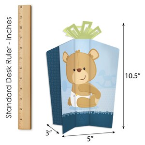 Baby Boy Teddy Bear Table Decorations Baby Shower Fold and - Etsy
