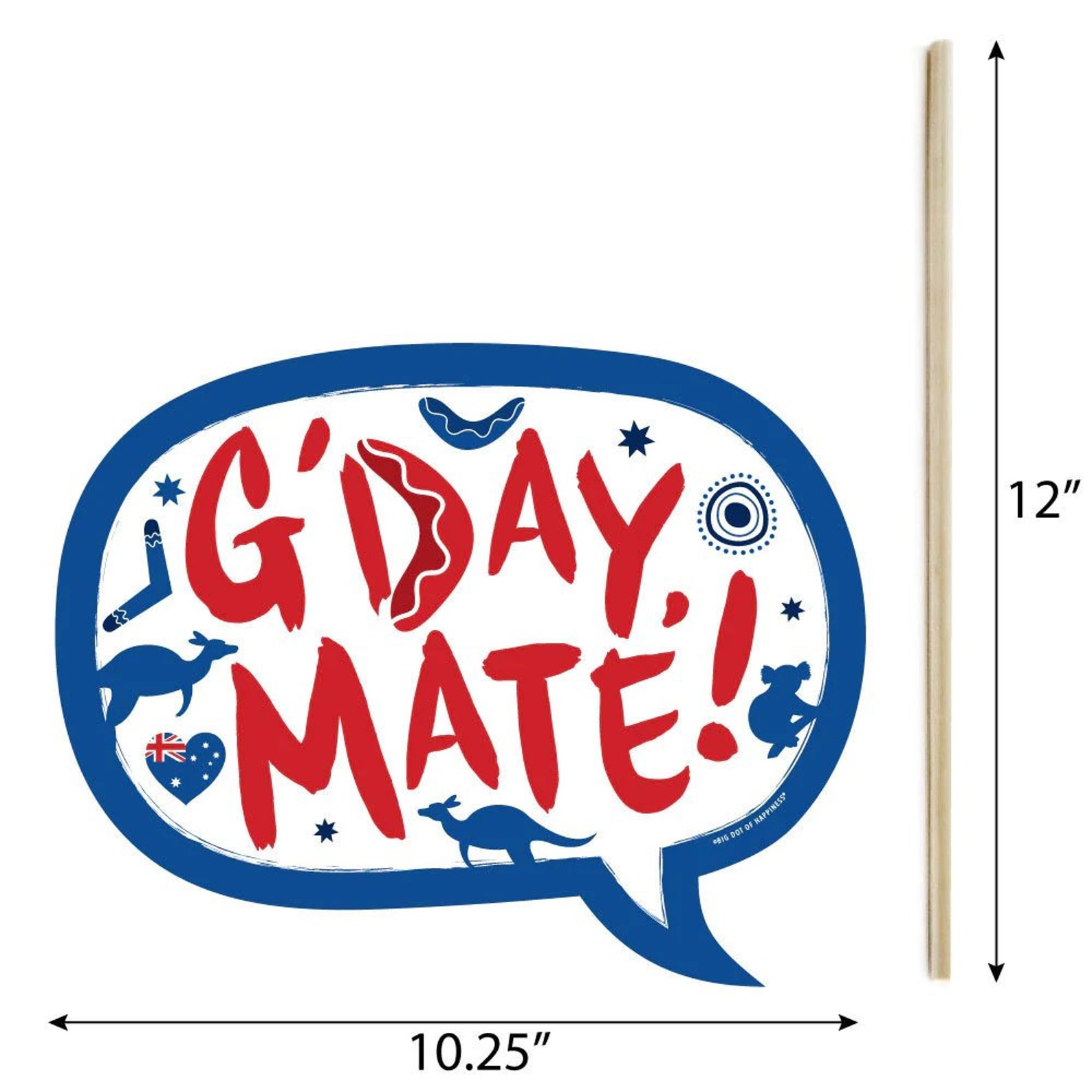 Funny Australia Day Gday Mate Aussie Party Photo Booth - Etsy