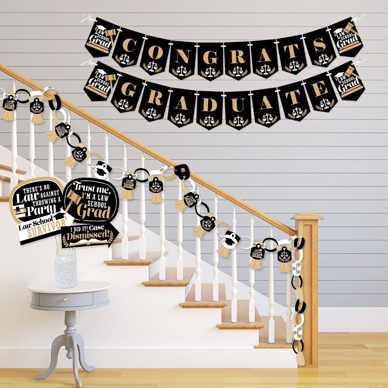 Law School Grad Banner and Photo Booth Decorations Future - Etsy