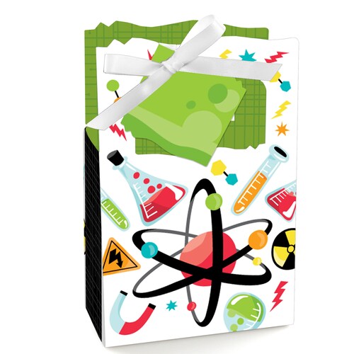 Scientist Lab Square Favor Gift Boxes Mad Science Baby - Etsy