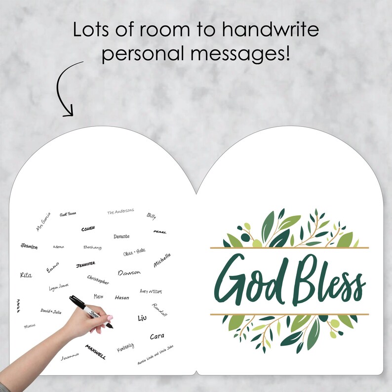 Elegant Cross Religious Congratulations Giant Greeting Card | Etsy