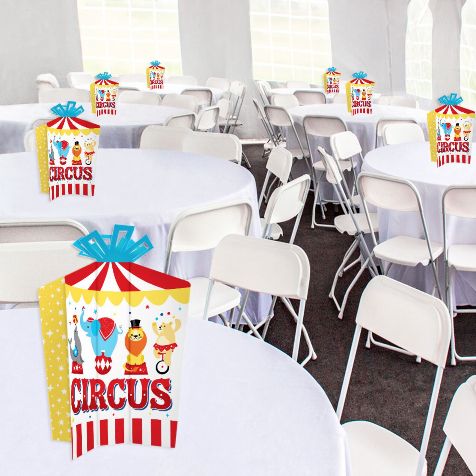 Carnival Step Right up Circus Table Decorations Carnival - Etsy