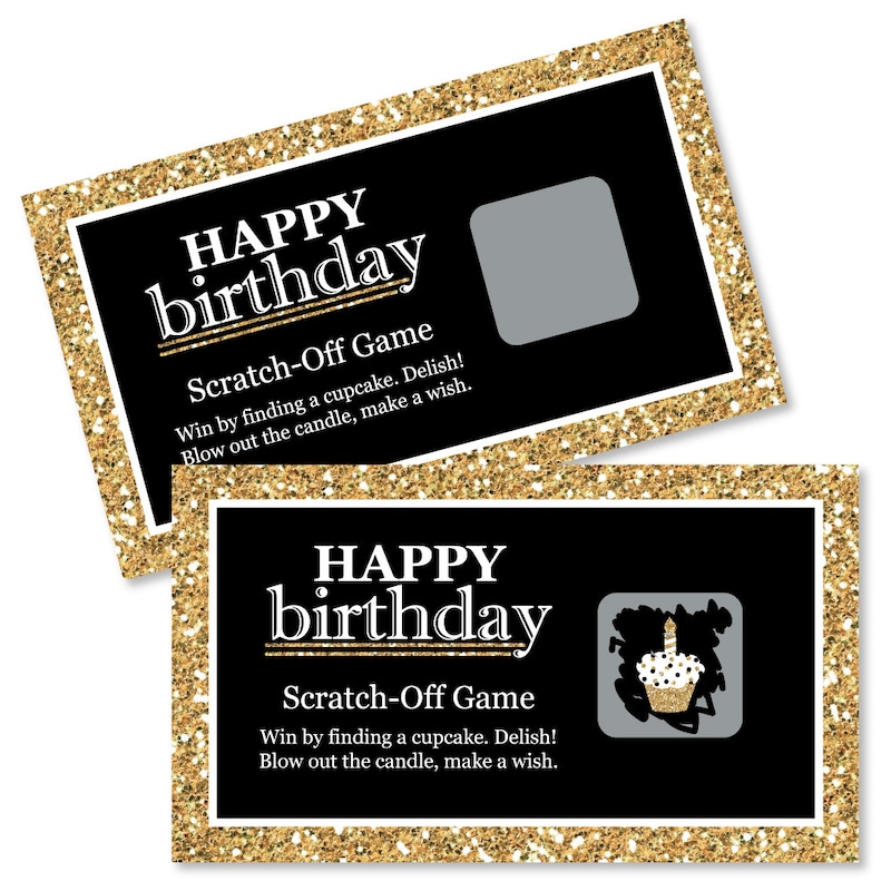 Custom Scratch off Card - Etsy