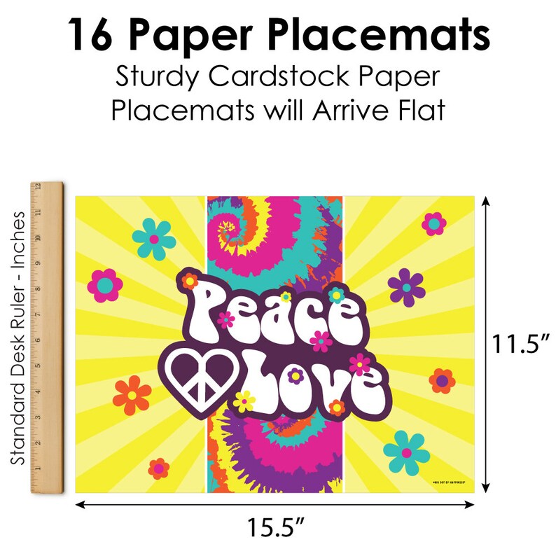 60s Hippie Party Table Decorations 1960s Groovy Party - Etsy