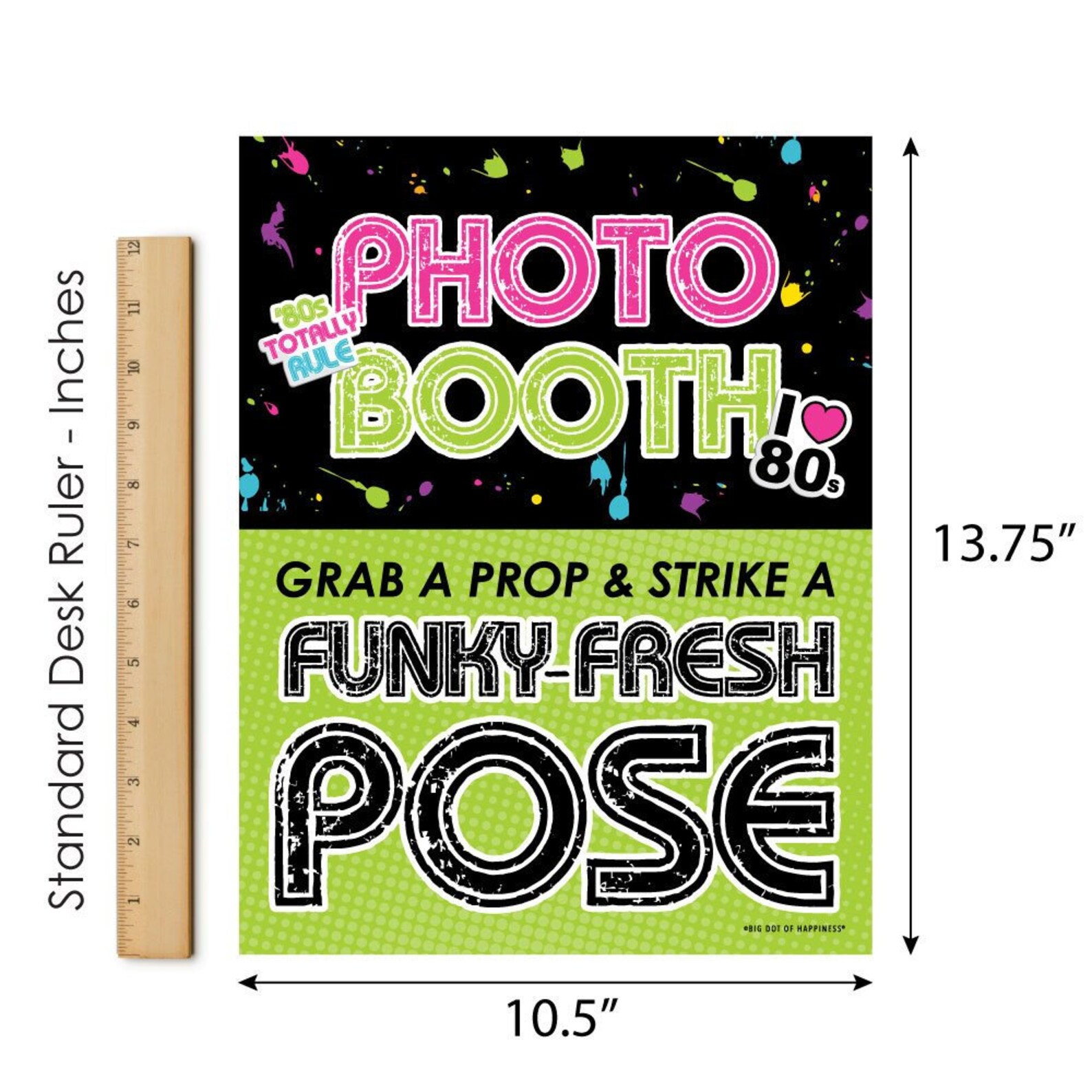 80s Retro Photo Booth Sign Totally 1980s Party Decor - Etsy