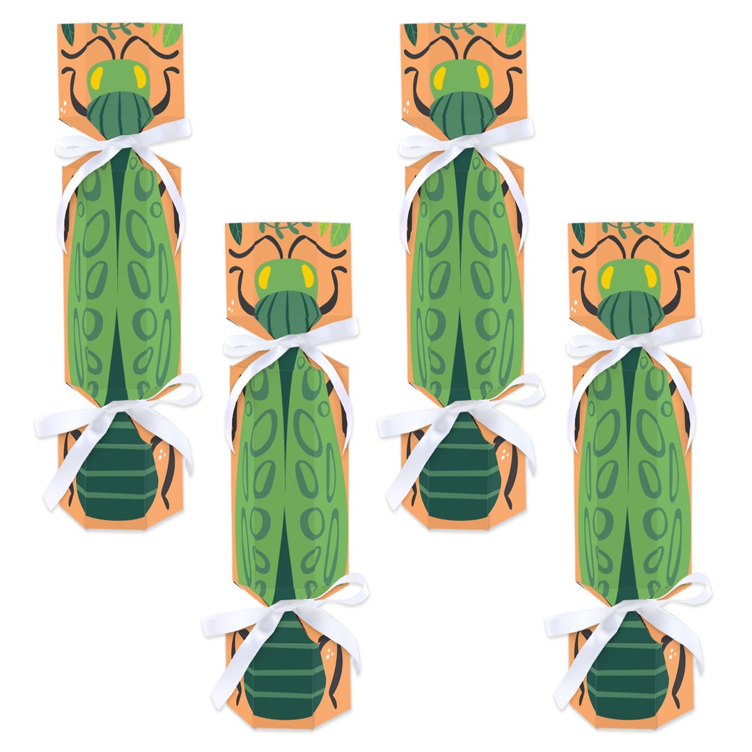 Buggin' Out - No Snap Bugs Birthday Party Table Favors - DIY Cracker ...