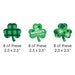 Shamrock St. Patricks Day DIY Shaped Saint Paddys Day Party Cut-outs 24 ...
