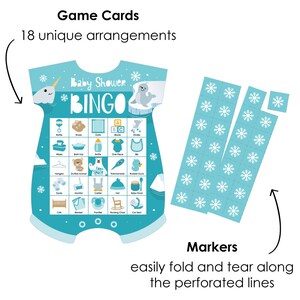 Arctic Polar Animals - Picture Bingo Cards and Markers - Winter Baby ...