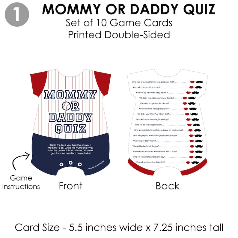 Batter up Baseball 4 Baby Shower Games 10 Cards Each - Etsy