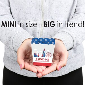 Cheerio, London - Party Mini Favor Boxes - British UK Party Treat Candy ...