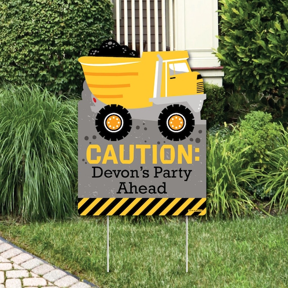 Dig It - Construction Party Zone - Party Decorations - Baby Shower or ...