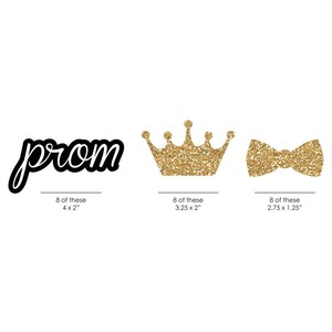 Prom DIY Shaped Paper Cut Outs - Prom Night Small Die Cut Decoration ...
