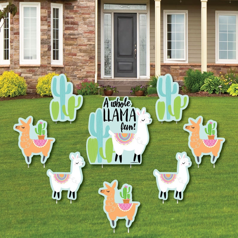 Whole llama Fun Llama Shaped Lawn Decorations Outdoor Yard | Etsy