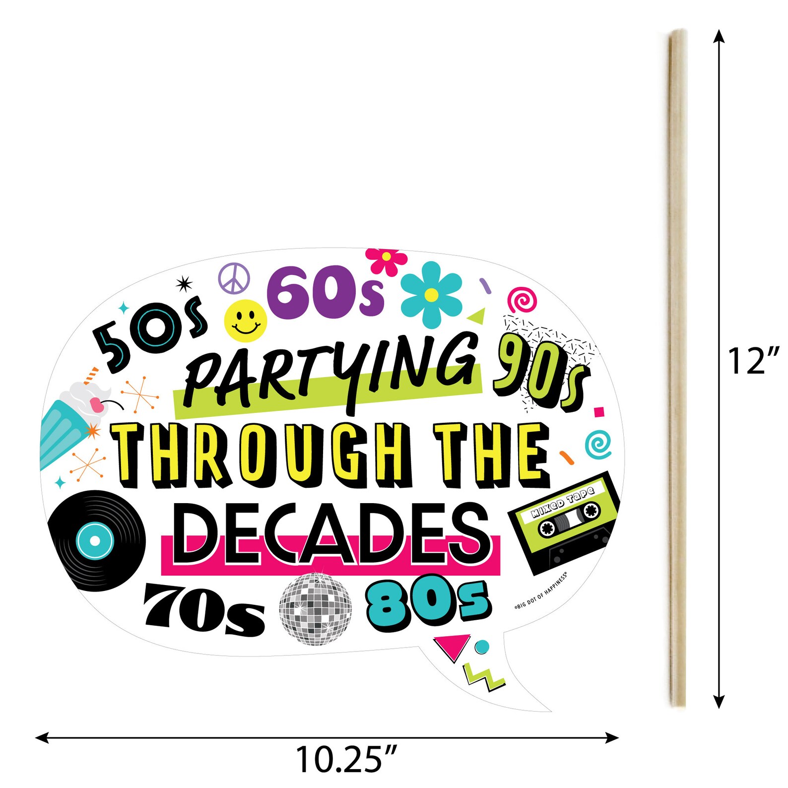 Funny Through the Decades - 50s, 60s, 70s, 80s, and 90s Party Photo ...