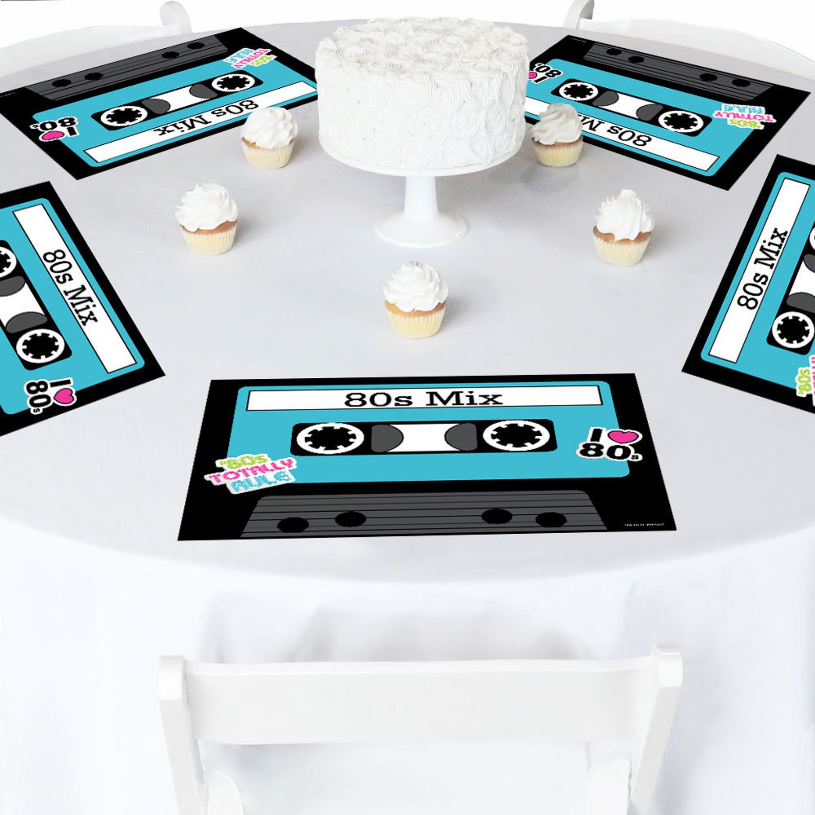 80s Retro Party Table Decorations Totally 1980s Party - Etsy