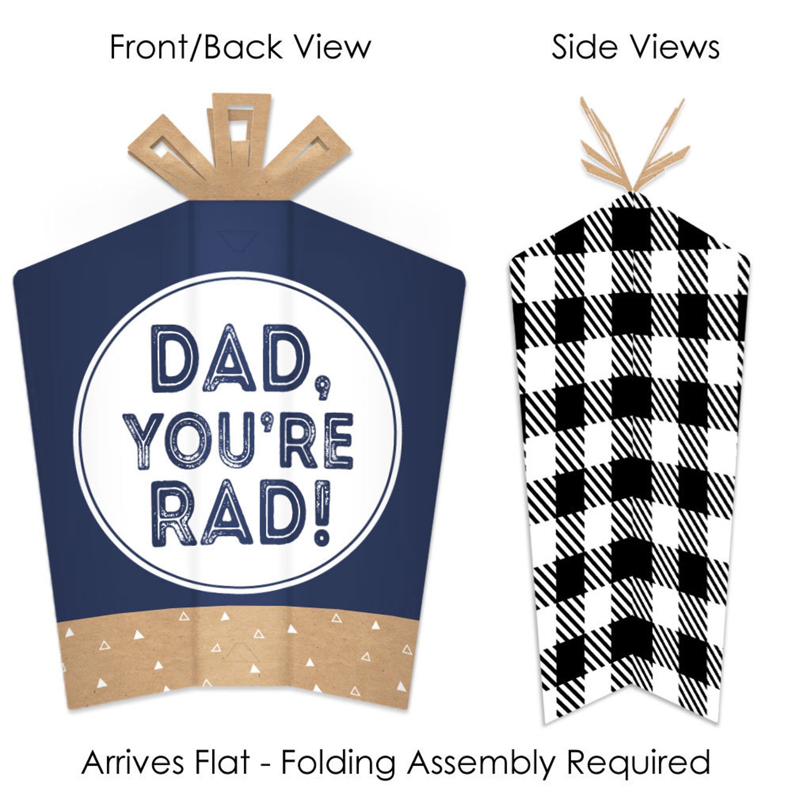 My Dad is Rad Table Decorations Father's Day Party - Etsy