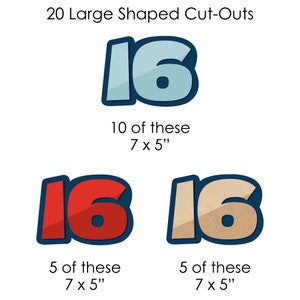 Boy 16th Birthday - Sweet Sixteen Birthday Party DIY Decorations ...