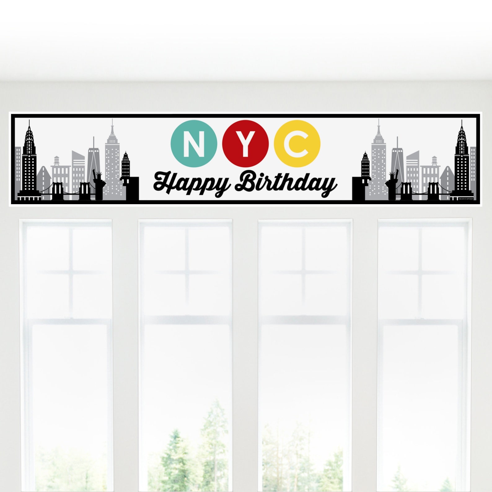 NYC Cityscape New York City Birthday Party Decorations Party | Etsy