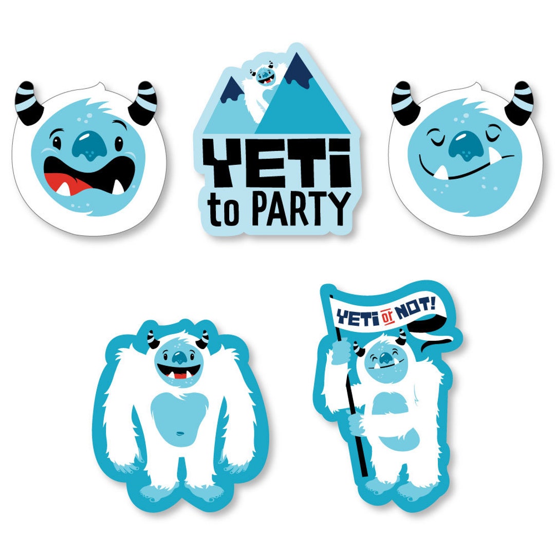 Yeti to Party - DIY Shaped Abominable Snowman Party or Birthday Party ...