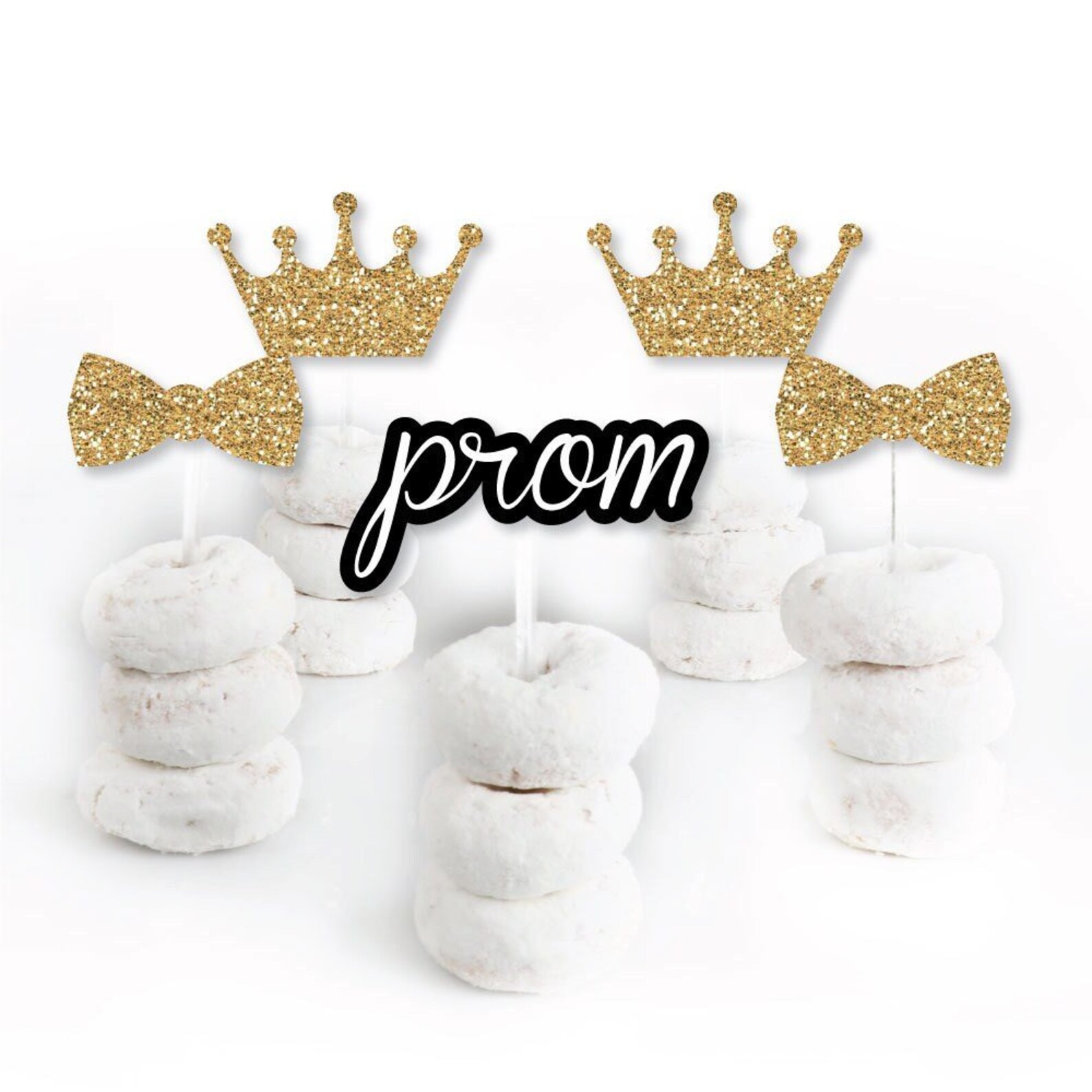 Prom Dessert Cupcake Toppers Prom Night Party Clear Treat - Etsy