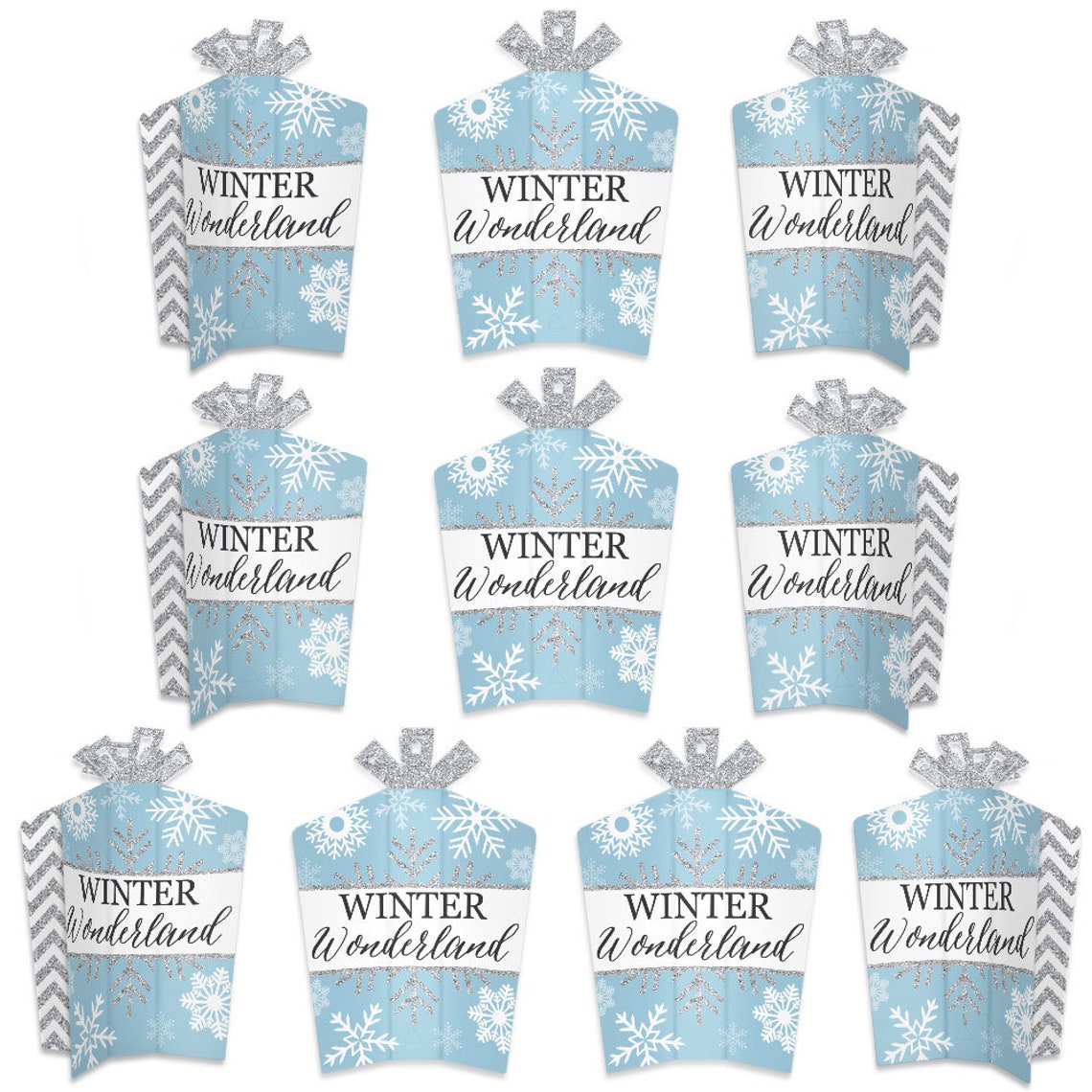 Winter Wonderland Table Decorations Snowflake Holiday - Etsy