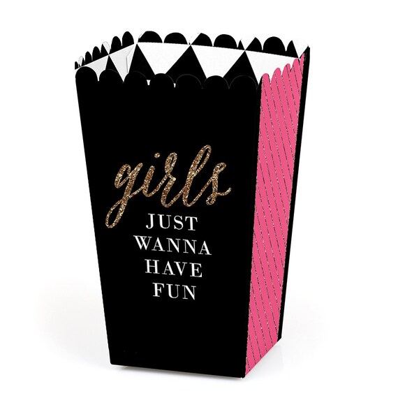 Girls Night Out Bachelorette Party Favor Popcorn Treat Boxes | Etsy