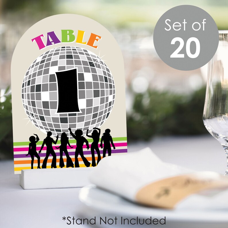 70’s Disco - 1970s Disco Fever Party Double-sided 5 X 7 Inches Cards ...