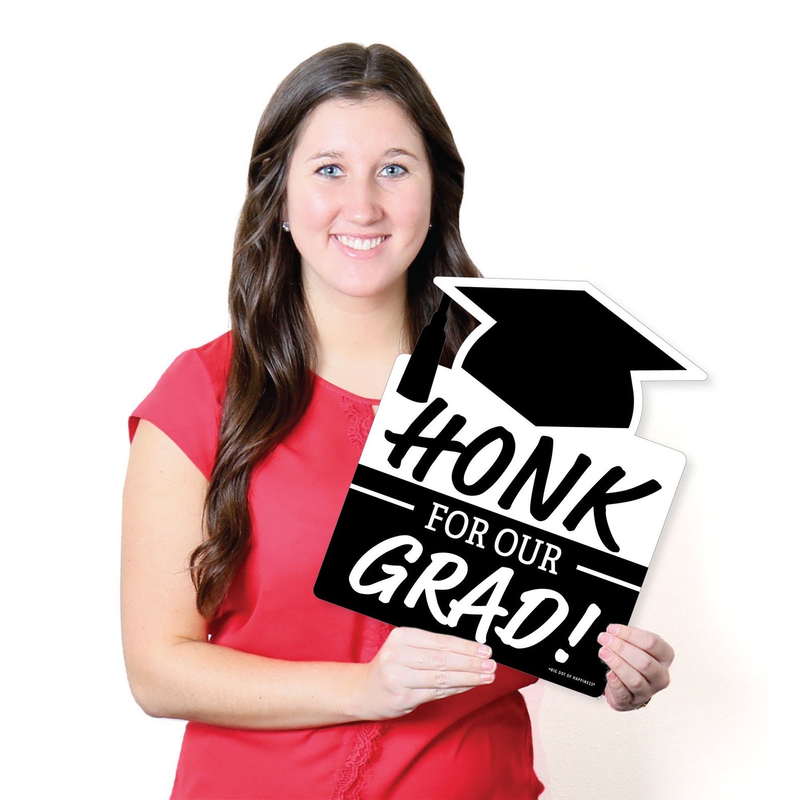 Honk for Our Graduate - Outdoor Lawn Sign - Graduation Party Yard Sign ...