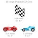 Lets Go Racing Racecar Race Car Birthday Party or Baby Shower DIY ...