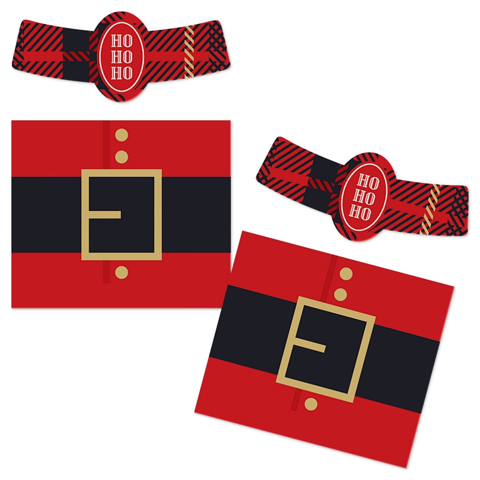 Jolly Santa Claus Christmas Beer Labels Holiday Gifts 6 - Etsy