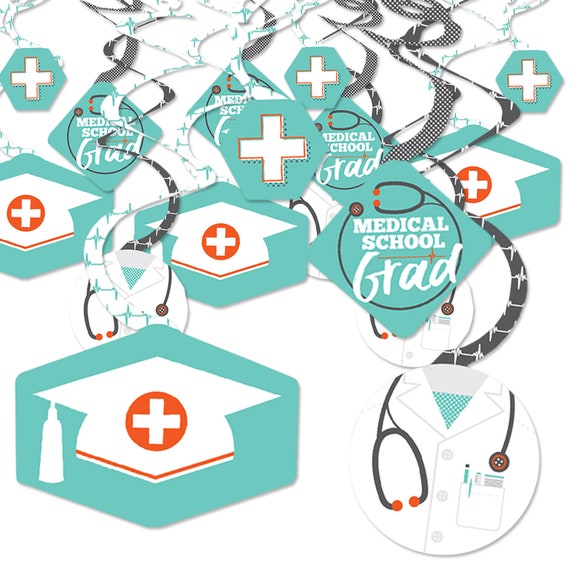 Medical School Grad - Doctor Graduation Party Hanging Decor - Party ...