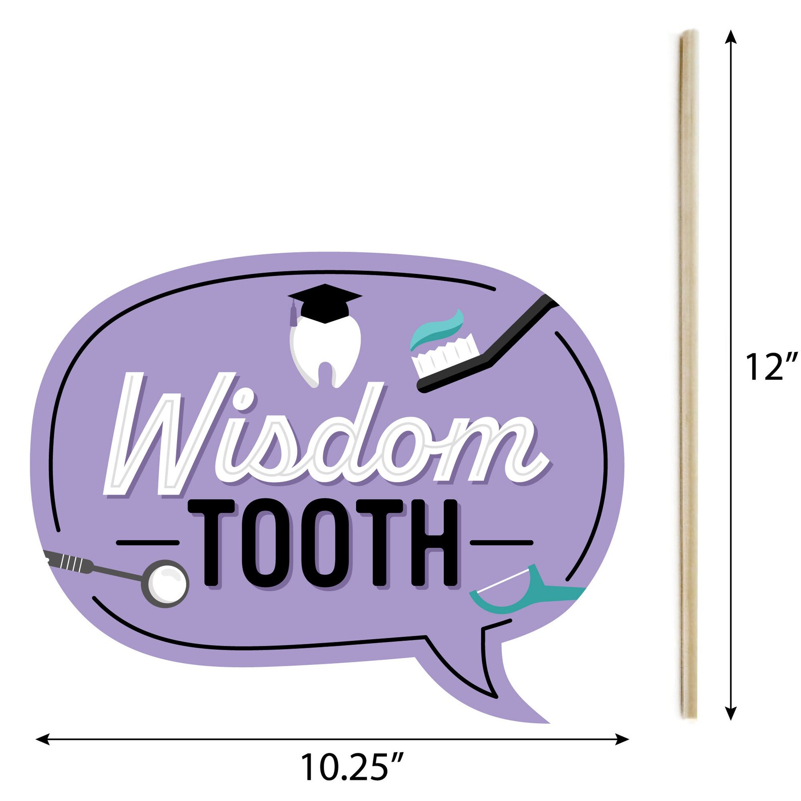 Dental School Grad Photo Booth Props Kit Personalized - Etsy