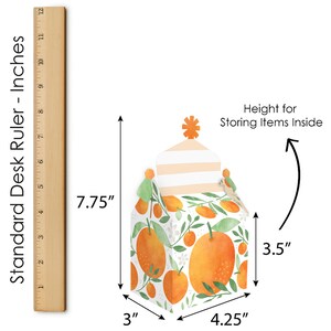 Little Clementine - Treat Box Party Favors - Orange Citrus Baby Shower ...