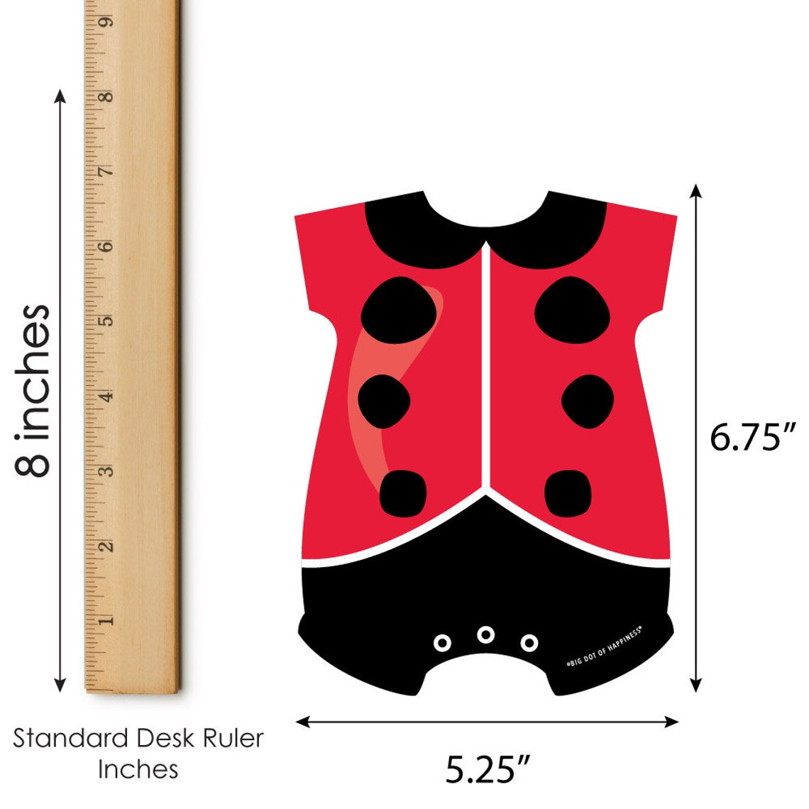 Happy Little Ladybug - Picture Bingo Cards and Markers - Baby Shower ...