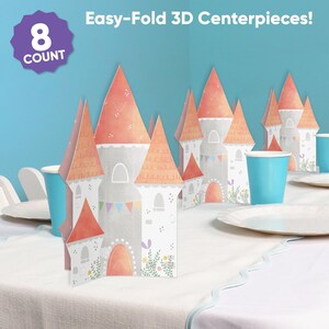 3D Princess Castle Centerpiece Table Decorations, Freestanding Princess ...
