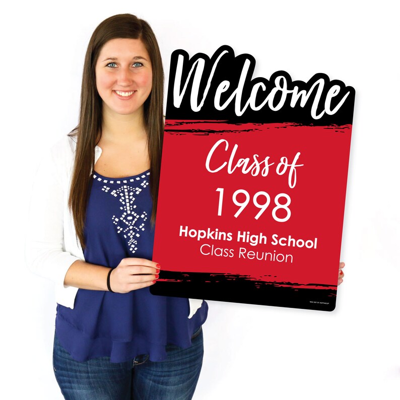 Reunited Red Party Decorations School Class Reunion Party | Etsy