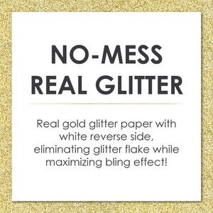 Gold Glitter 40 - No-mess Real Gold Glitter Cut-out Numbers - 40th ...