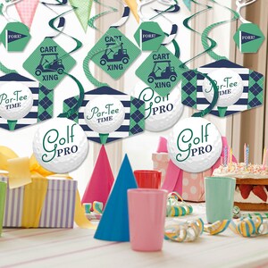 Par-tee Time - Golf Party Hanging Decorations - Hanging Party Supplies ...