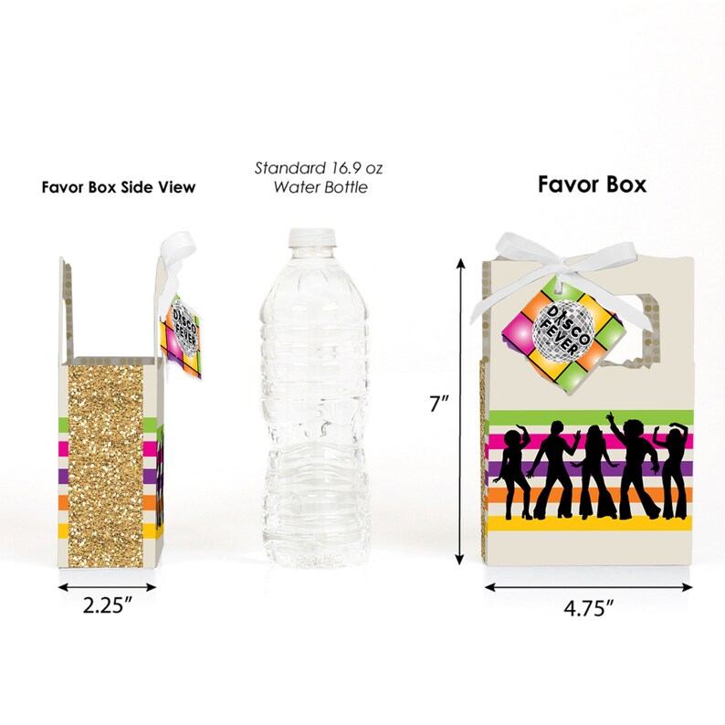 70's Disco 1970's Disco Fever Party Favor Boxes - Etsy