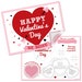 Conversation Hearts - Paper Valentine’s Day Party Coloring Sheets ...
