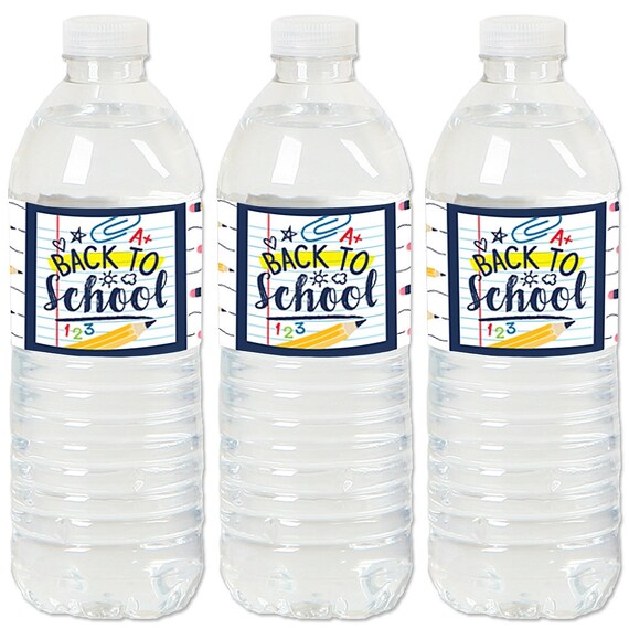 Back to School - First Day of School Classroom Decorations and Water ...