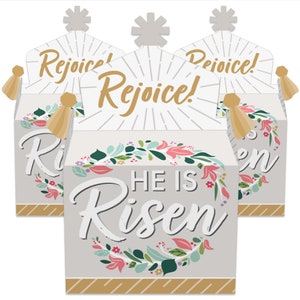 Religious Easter - Treat Box Party Favors - Christian Holiday Party ...