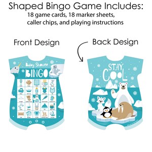 Arctic Polar Animals - Picture Bingo Cards and Markers - Winter Baby ...