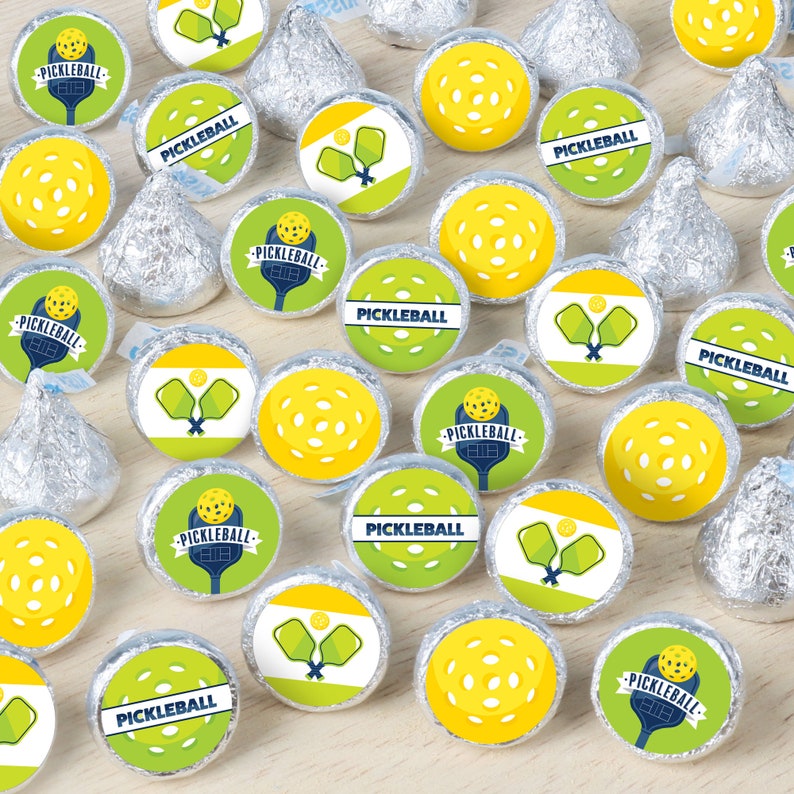 Let’s Rally - Pickleball - Birthday or Retirement Party Small Round ...
