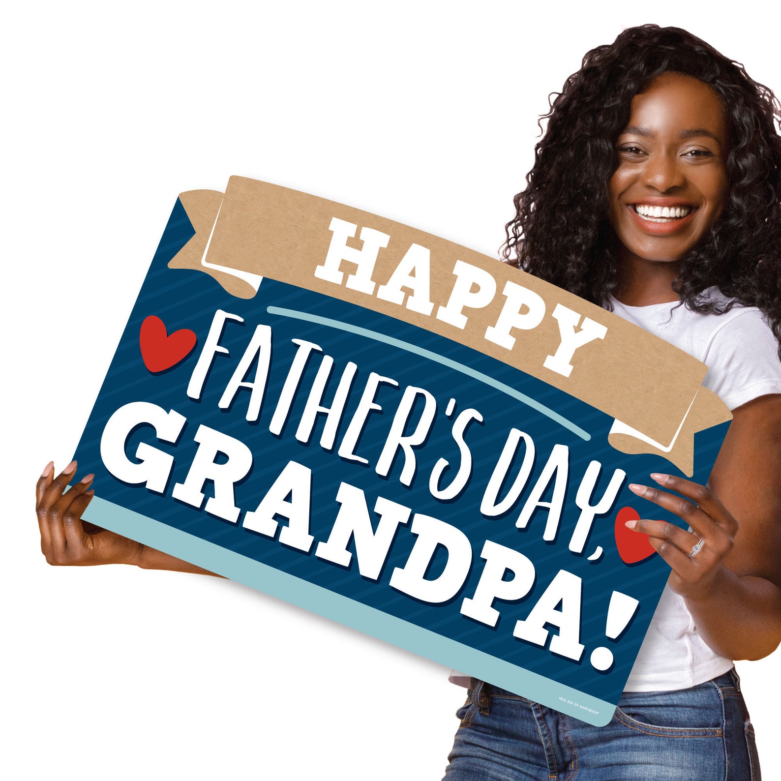 Grandpa Happy Fathers Day We Love Grandfather Yard Sign - Etsy