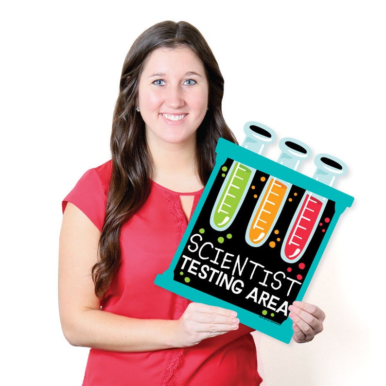 Scientist Lab Outdoor Lawn Sign Mad Science Baby Shower or | Etsy