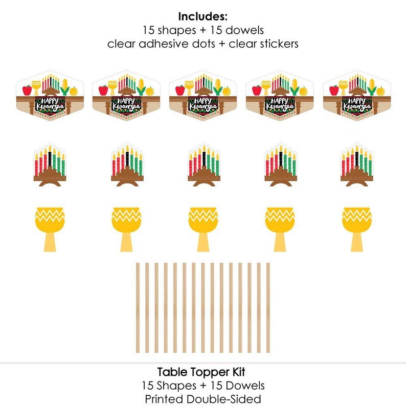 Happy Kwanzaa African Heritage Holiday Party Centerpiece | Etsy