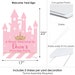 Little Princess Crown - Welcome Sign - Pink and Gold Party Outdoor Lawn ...