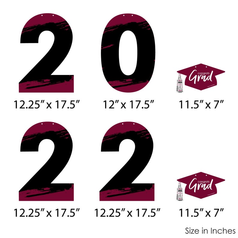 Maroon Grad Best is yet to Come Large Burgundy Graduation - Etsy